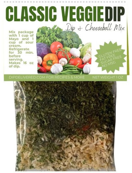 Classic Veggie Dip Dry Mix Packet | Appetizer and Party Snack Gift Bas ...