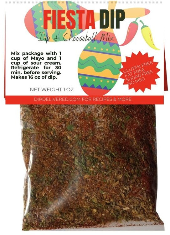 Fiesta Dip Dry Mix Packet | Appetizer and Party Snack Gift Basket Idea ...