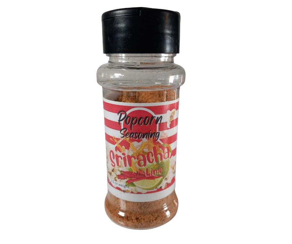 Sriracha Lime Popcorn Seasoning - 3 oz Shaker Bottle Add Some Heat to ...